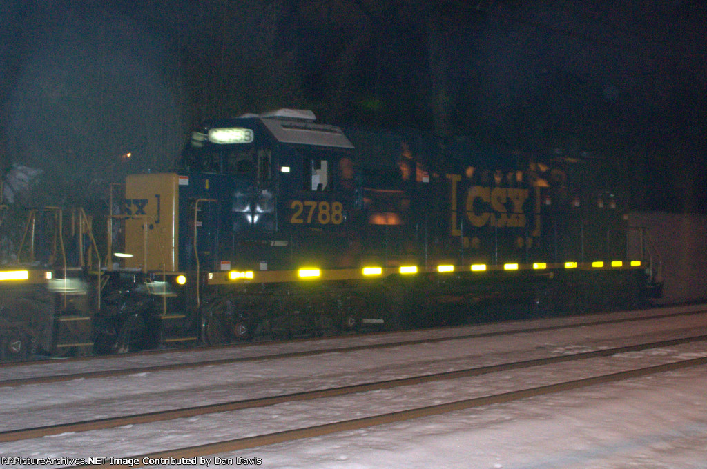 CSX GP38-2 2788 trails on C746-20